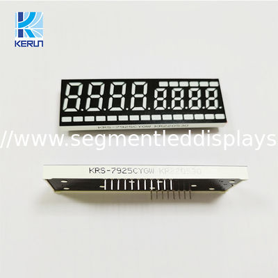 하얀 SMD 맞춘 8 디지트 7 부분 LED 디스플레이 공통 캐소드